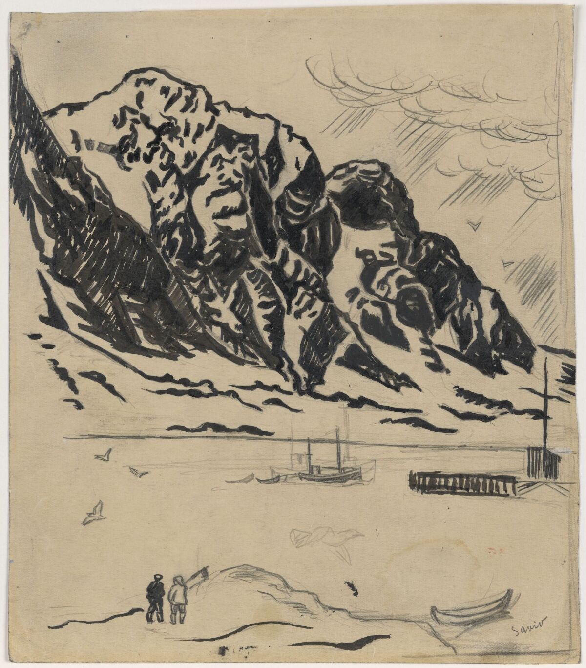 John Savio, Landskap ved Svolvær – Nasjonalmuseet – Samlingen