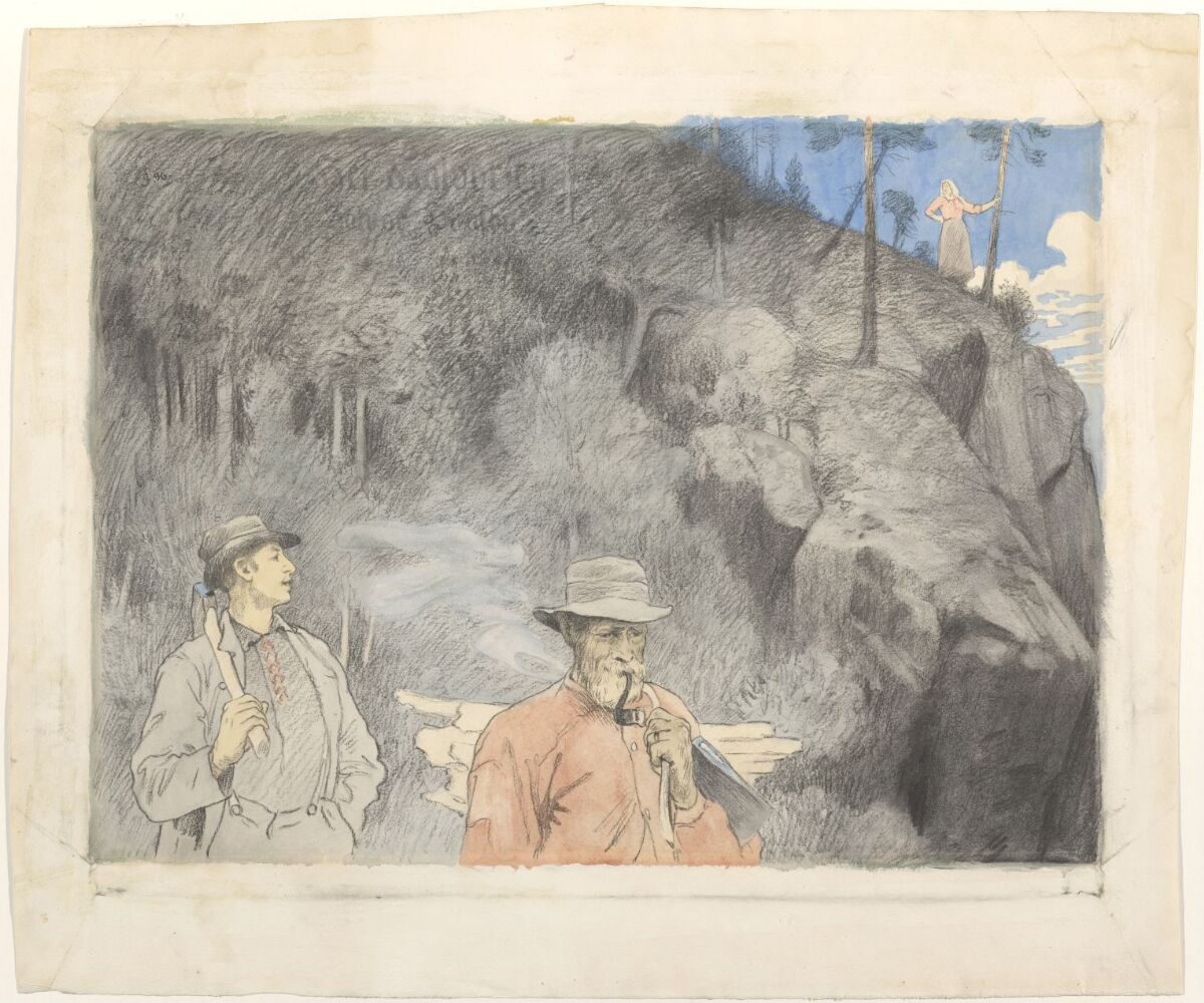 Christian Skredsvig, "Hei Halvorsen, Halvor Hansen" – Nasjonalmuseet ...