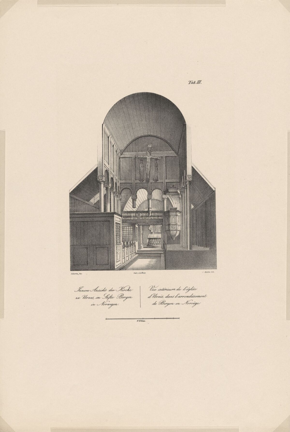 Johan Christian Dahl, Carl Müller, Ludwig Theodor Zöllner, Interior ...