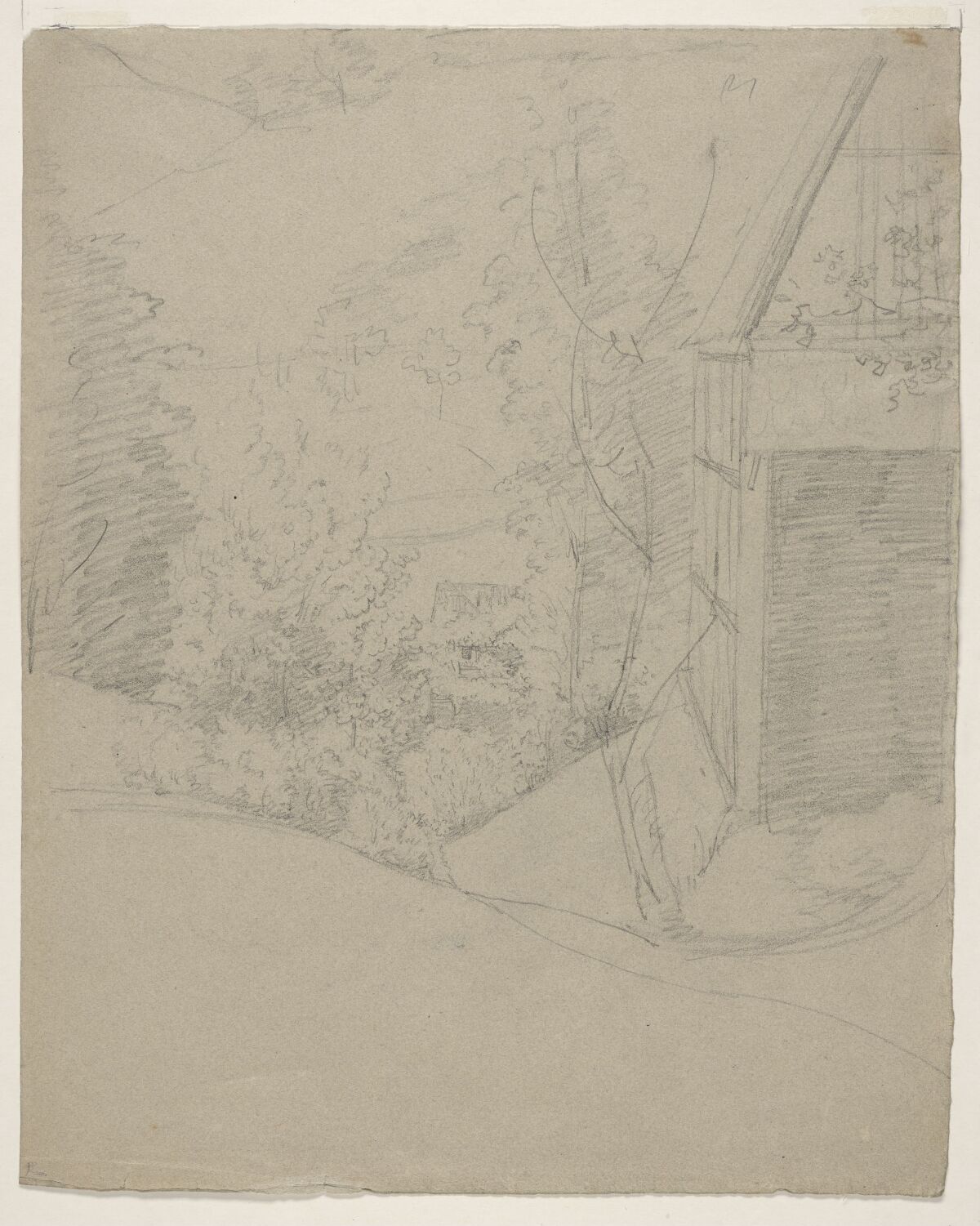 Johann Gustav Grunewald, Landscape with Houses – Nasjonalmuseet ...