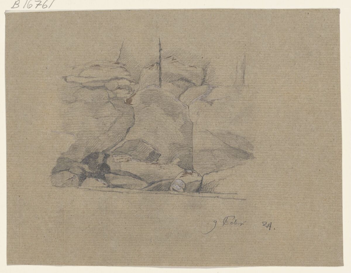 Johann Gustav Grunewald, Study of Stones – Nasjonalmuseet – Collection
