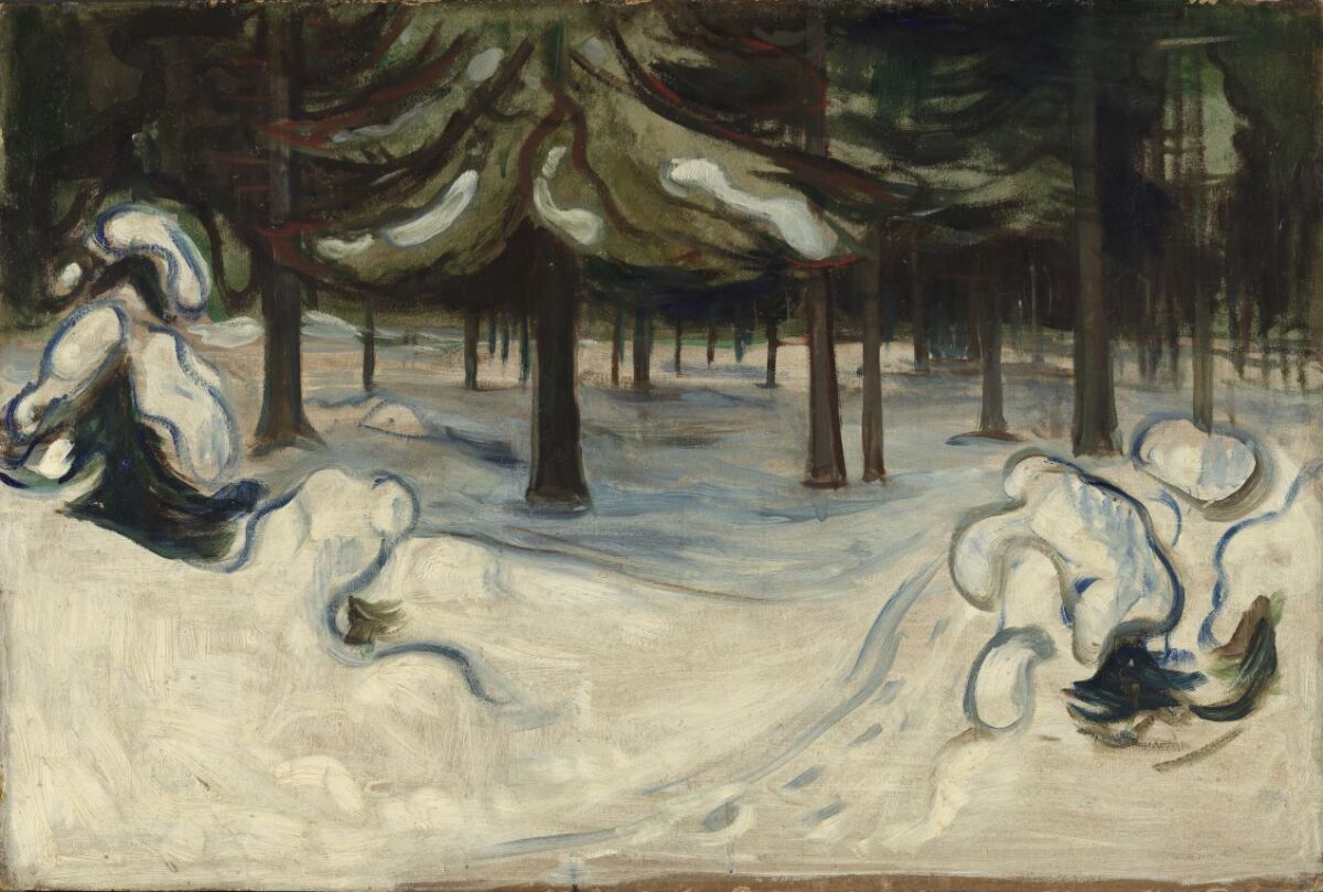 Edvard Munch, Vinter i skogen – Nasjonalmuseet – Samlingen
