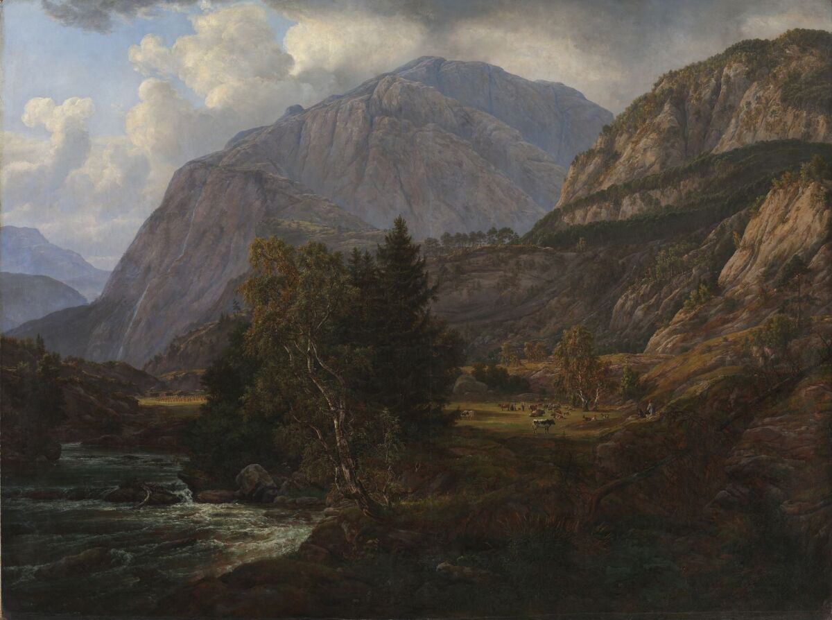 Johan Christian Dahl, Fra Fortundalen – Nasjonalmuseet – Samlingen