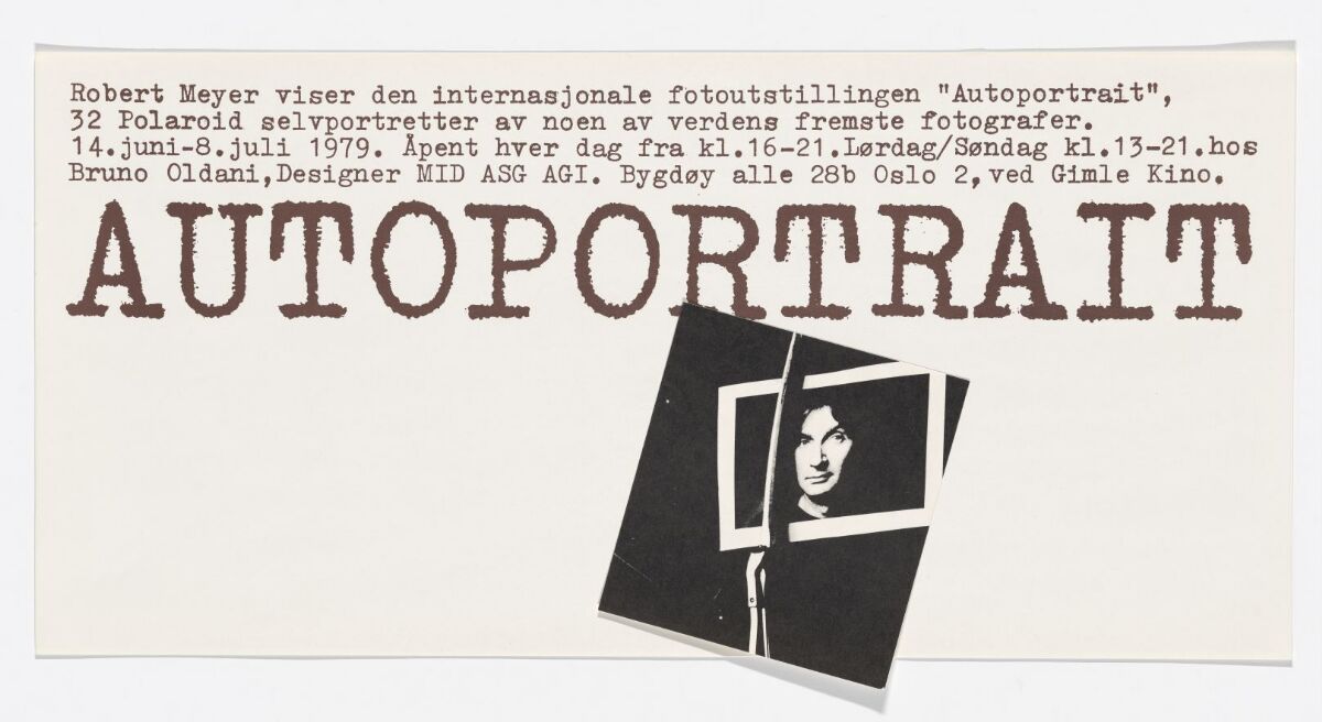 Bruno Oldani, Robert Meyer, Autoportrait – Nasjonalmuseet – Samlingen