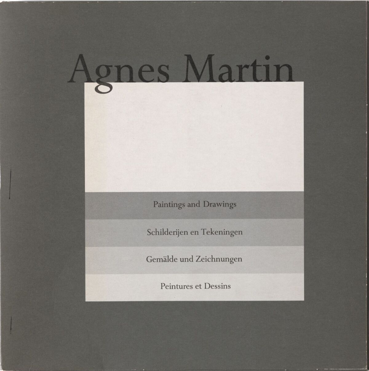 Agnes Martin, Nemela & Lenzen GmbH, Mönchengladbach, Stedelijk Museum ...