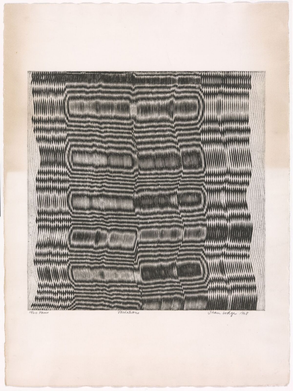 Jean Lodge, Variations – Nasjonalmuseet – Samlingen