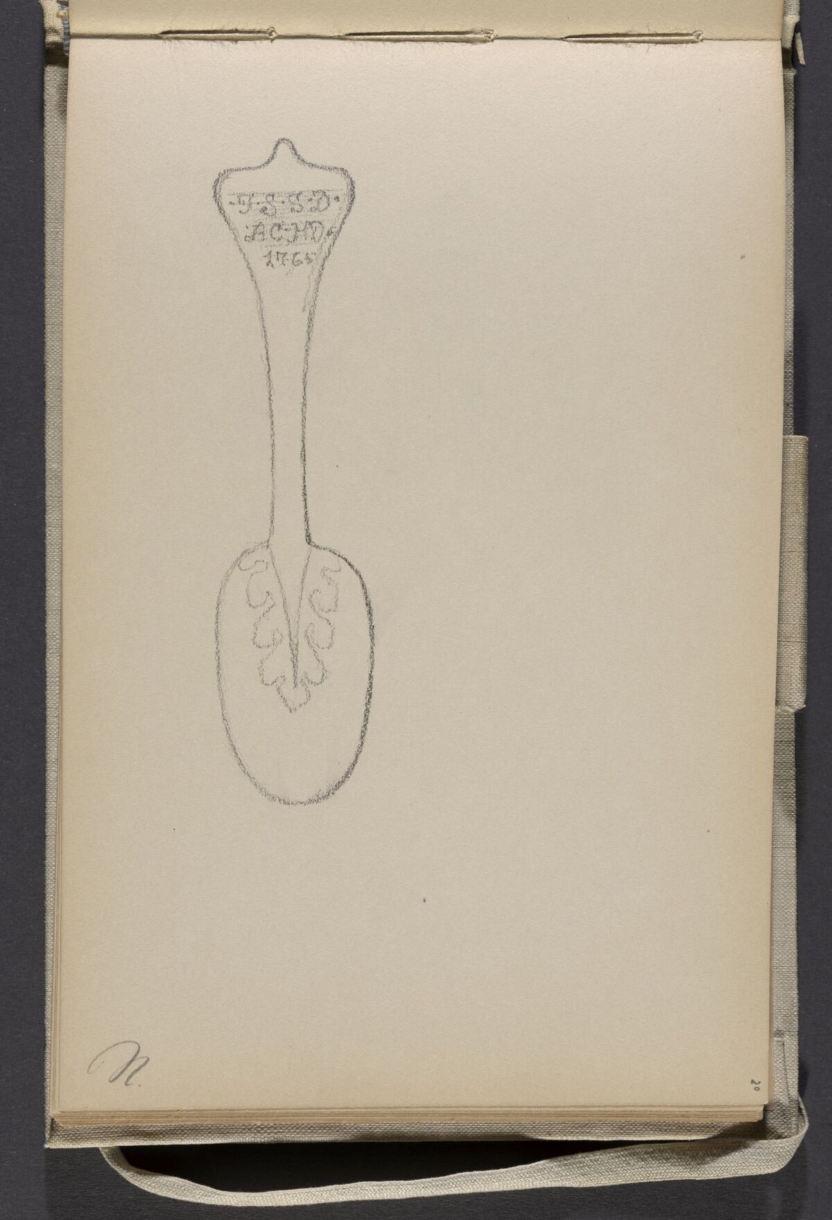 Lilla Hansen, Metallskje fra Nationalmuseet i København ...