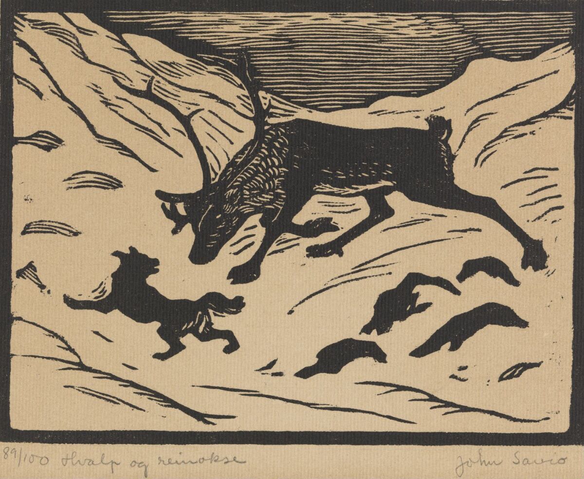 John Savio, Valp og reinokse – Nasjonalmuseet – Samlingen