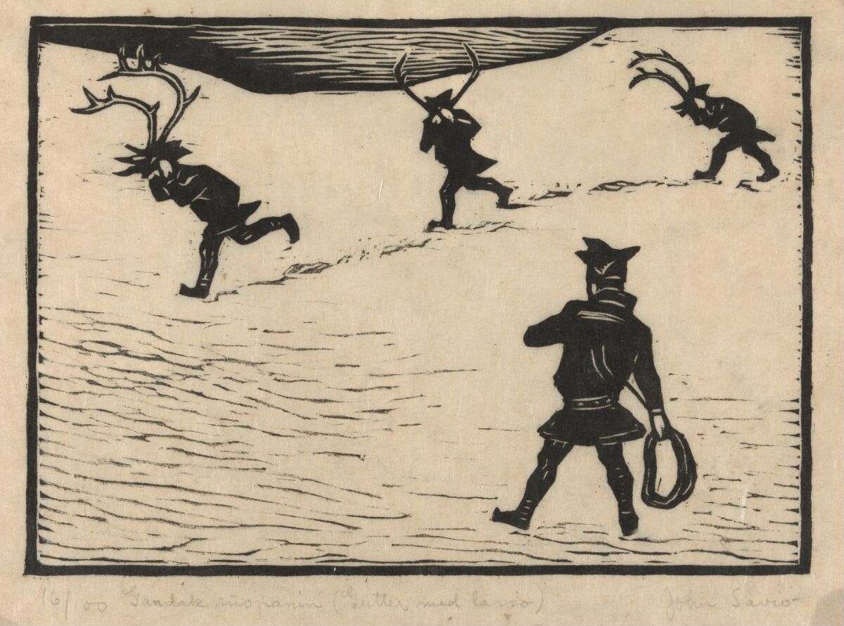 John Savio, Gutter med lasso – Nasjonalmuseet – Samlingen