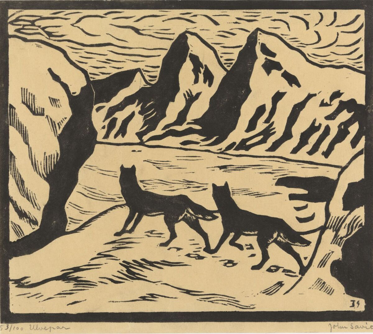 John Savio, Ulvepar – Nasjonalmuseet – Samlingen