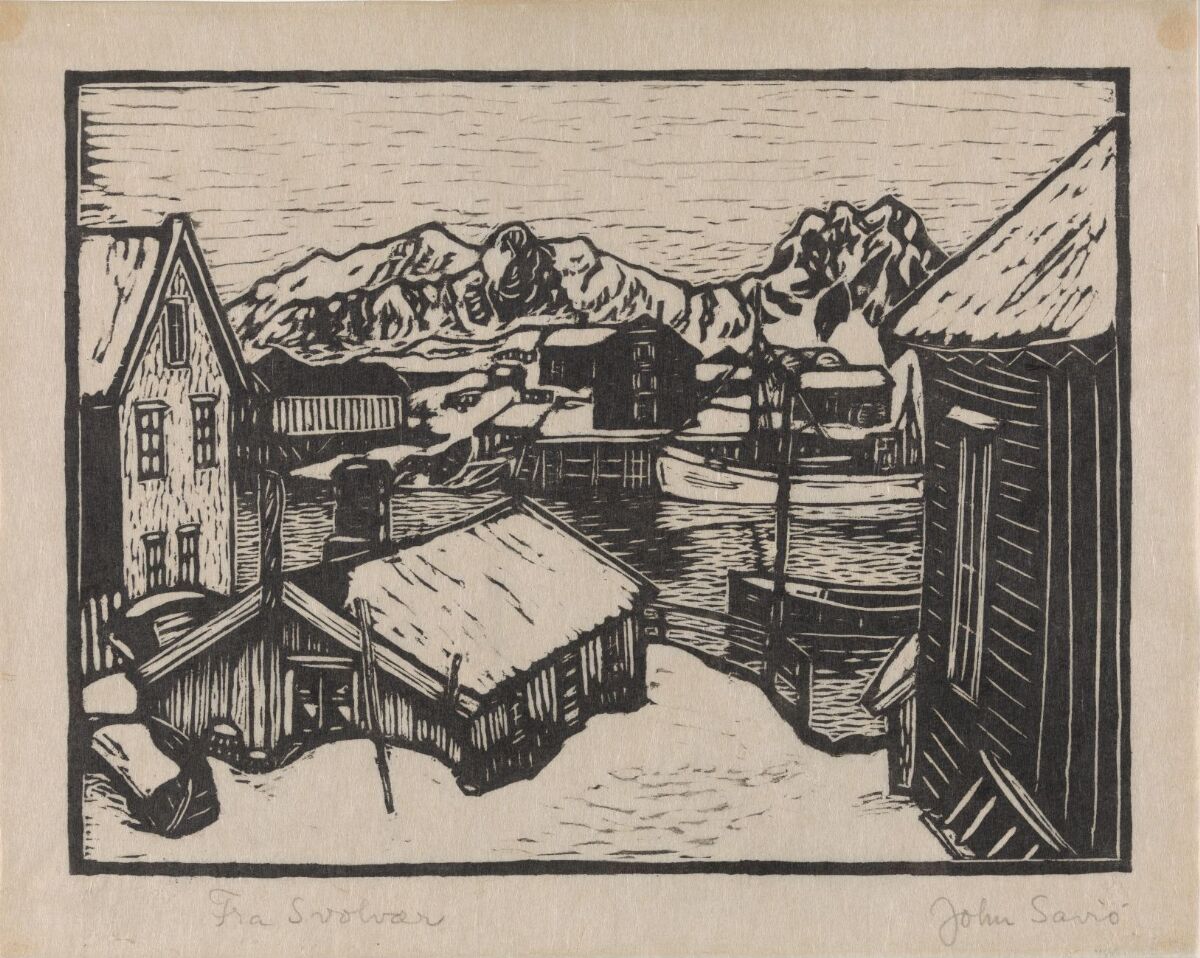 John Savio, From Svolvær – Nasjonalmuseet – Collection