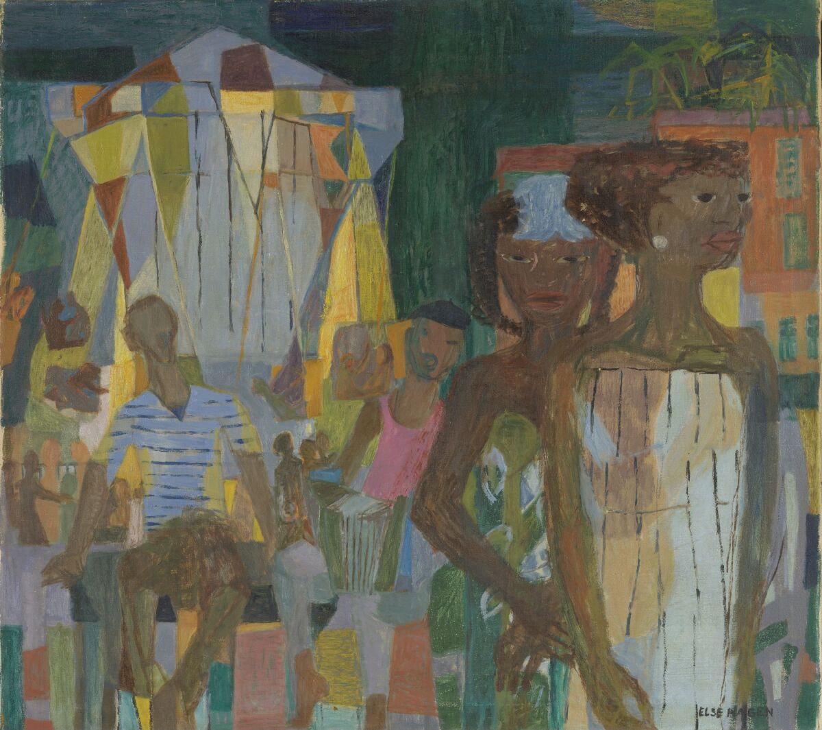 Else Hagen, Sydfransk natt – Nasjonalmuseet – Samlingen