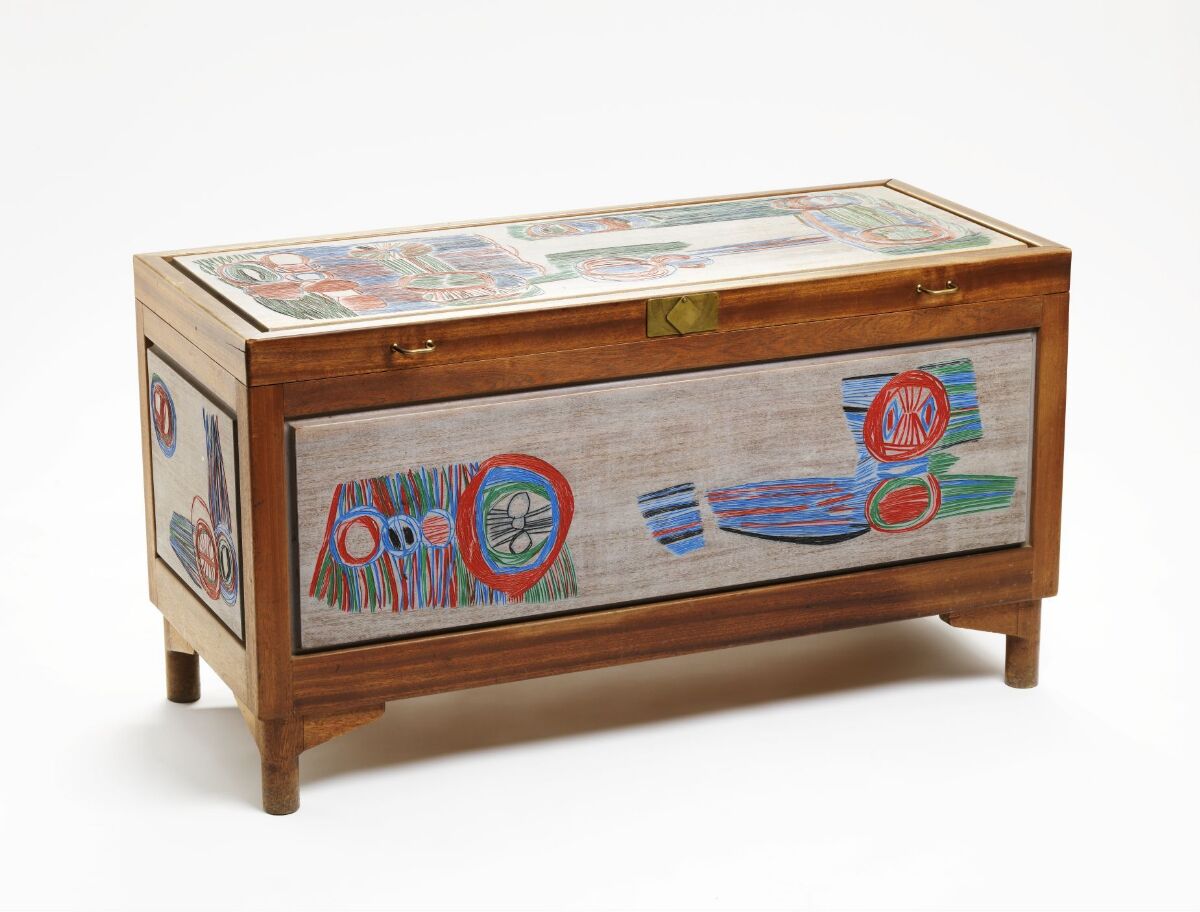 Knut Rumohr, Barkiste med dekor – Nasjonalmuseet – Samlingen