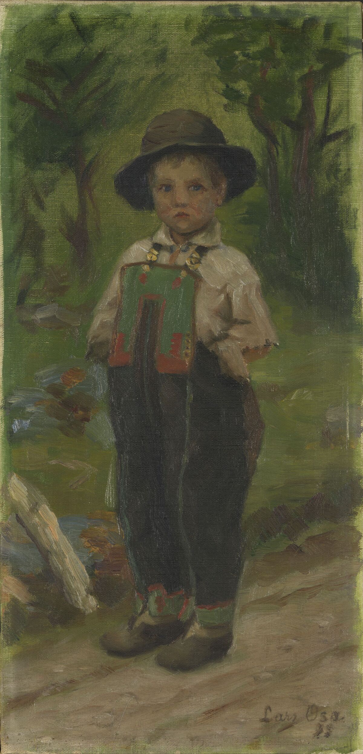 Lars Osa, Gutt i setesdalsbunad – Nasjonalmuseet – Samlingen