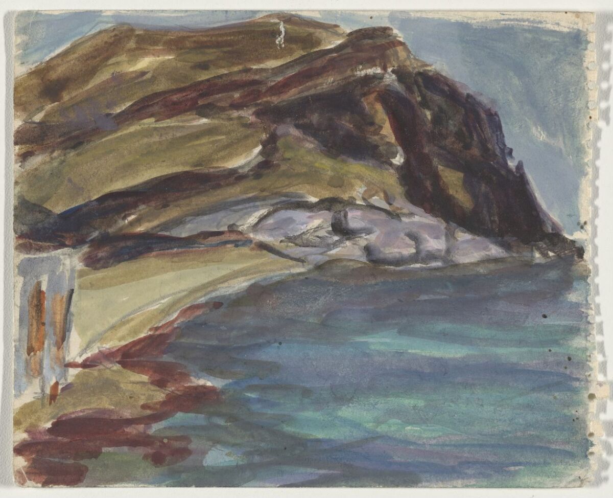 Anita Greve, Landskap med strand – Nasjonalmuseet – Samlingen