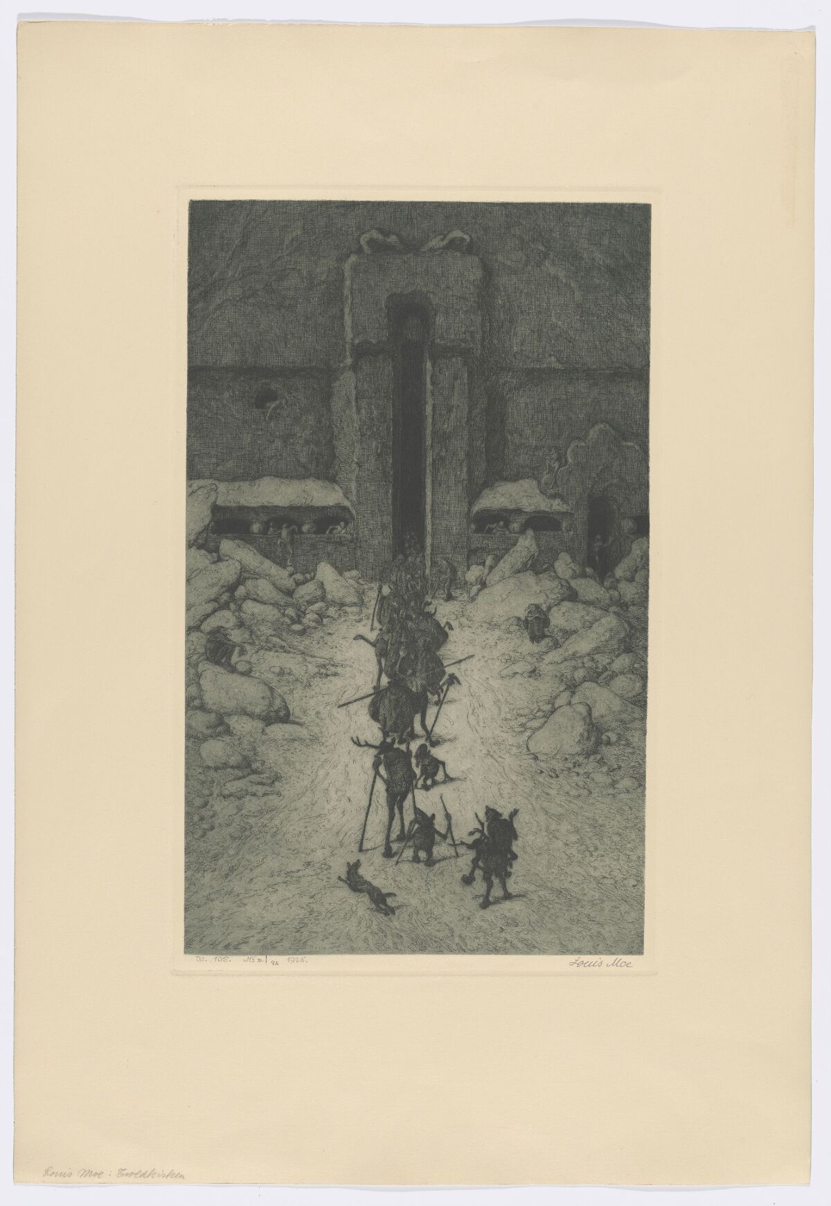 Louis Moe, Opus 106: Troldkirken – Nasjonalmuseet – Samlingen