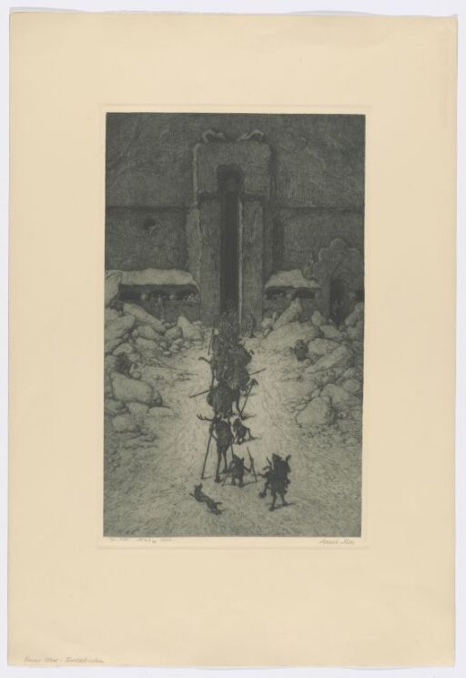 Louis Moe, Opus 106: Troldkirken – Nasjonalmuseet – Samlingen