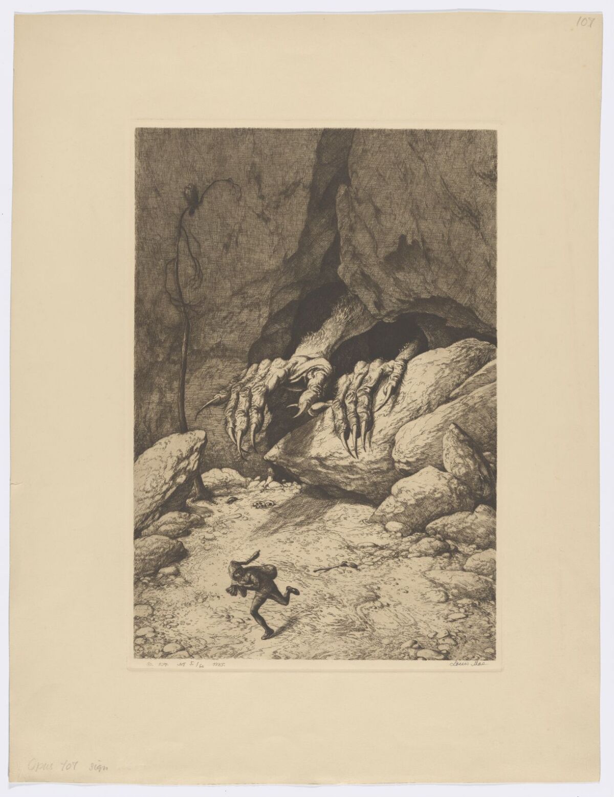 Louis Moe, Opus 107: Skattegraveren – Nasjonalmuseet – Samlingen