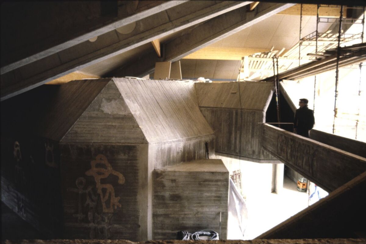 Boarch arkitekter, Kautokeino Kulturbygg, construction photo ...