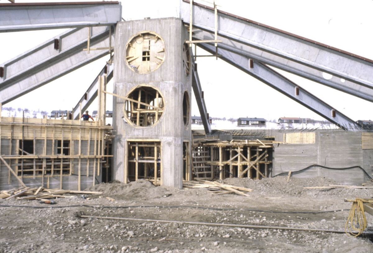 Boarch arkitekter, Kautokeino Kulturbygg, construction photo ...