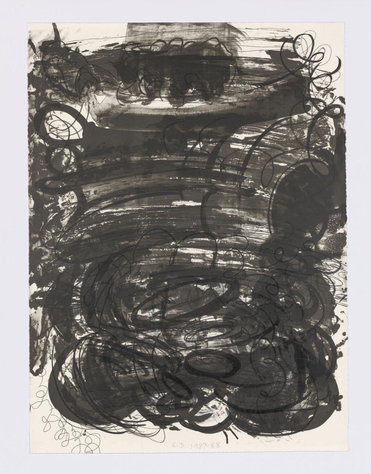 Carroll Dunham, Universal Limited Art Editions (ULAE), Black (5th ...