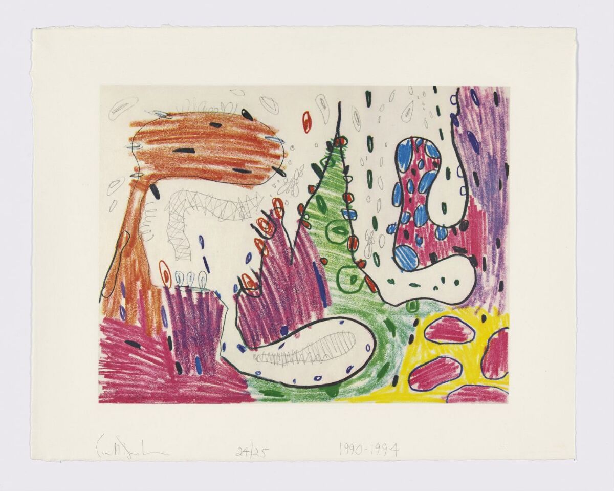Carroll Dunham, Universal Limited Art Editions (ULAE), Seven Places (Alpha, Beta, Gamma, Delta ...