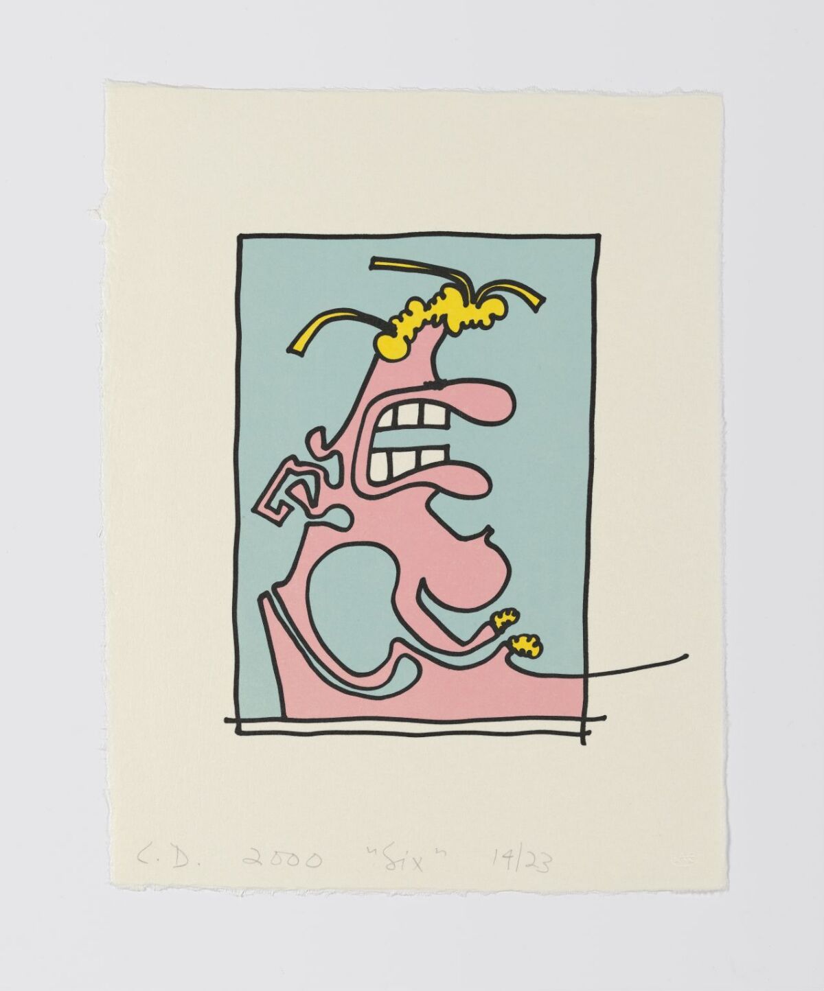Carroll Dunham, Universal Limited Art Editions (ULAE), Female Portrait ...