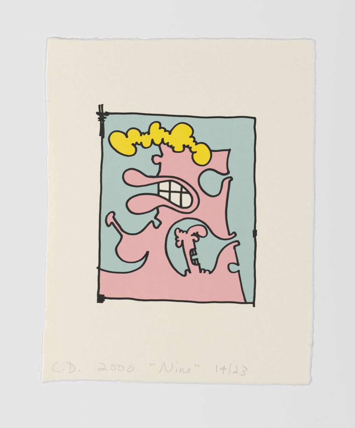 Carroll Dunham, Universal Limited Art Editions (ULAE), Female Portrait ...