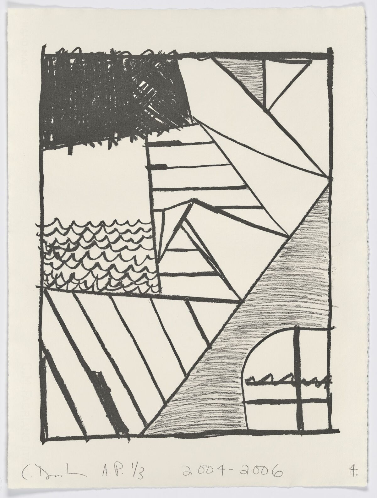Carroll Dunham, Universal Limited Art Editions (ULAE), Untitled (4 ...