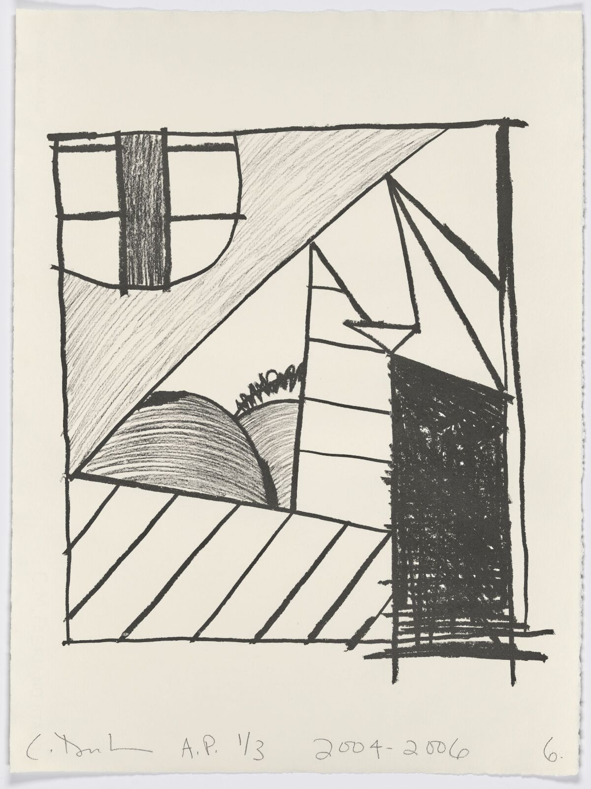 Carroll Dunham, Universal Limited Art Editions (ULAE), Untitled (6 ...