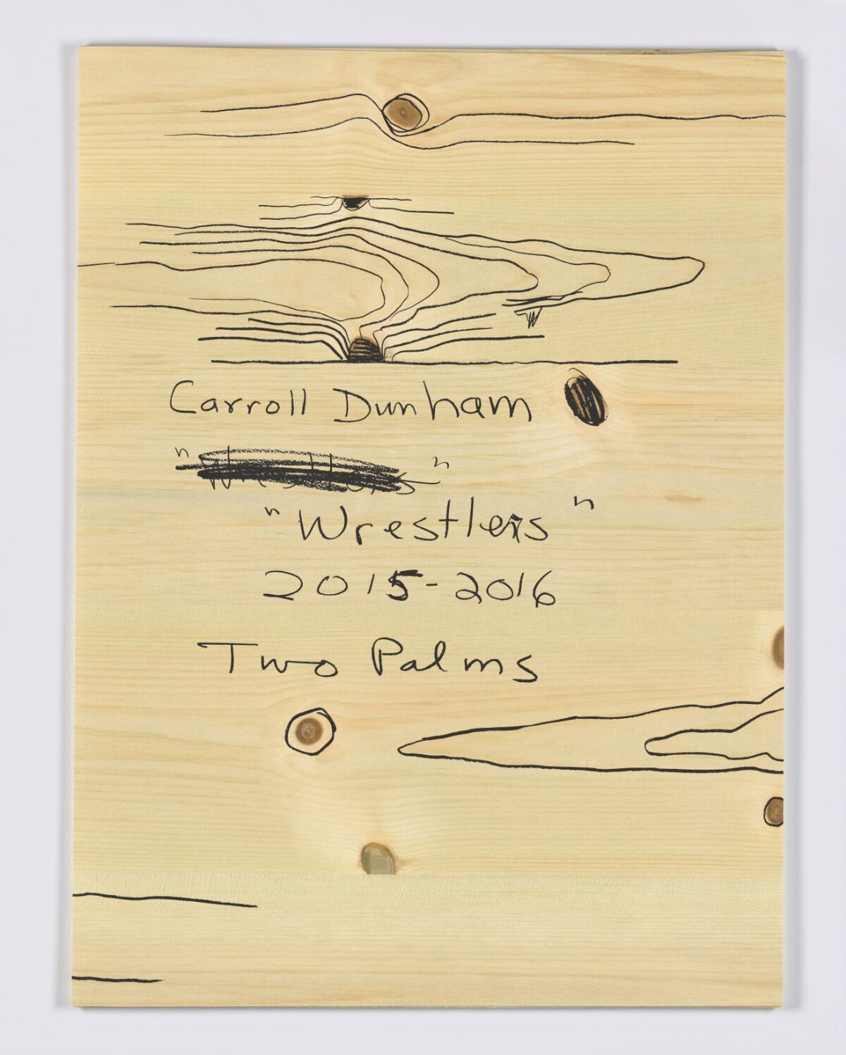 Carroll Dunham, Two Palms, Wrestlers – Nasjonalmuseet – Collection