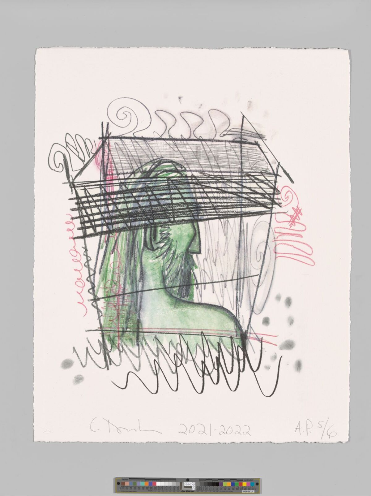 Carroll Dunham, Universal Limited Art Editions (ULAE), Green Self ...