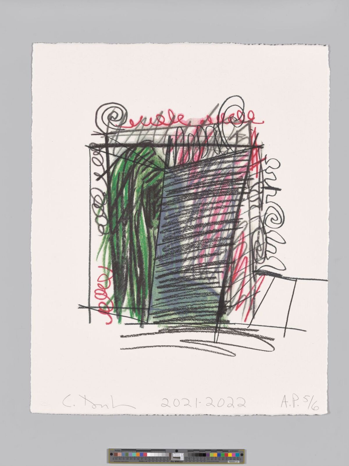 Carroll Dunham, Universal Limited Art Editions (ULAE), Green Self ...