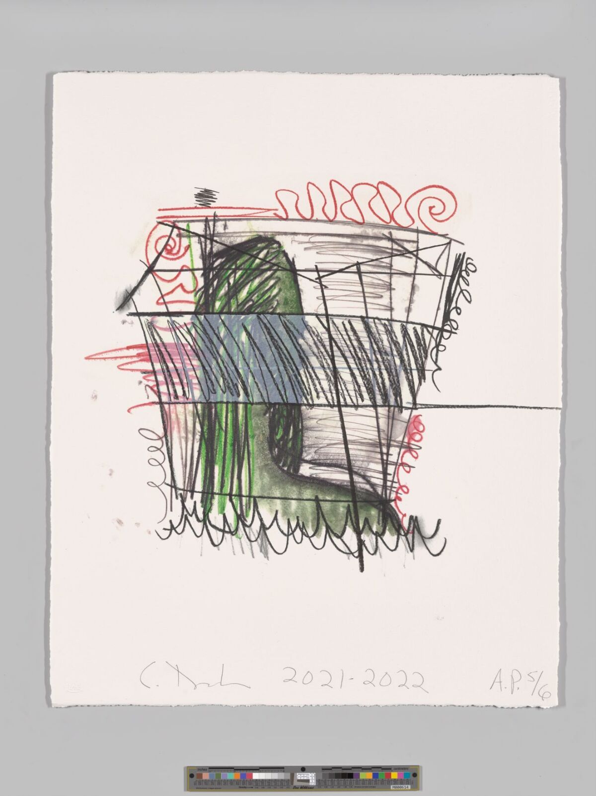 Carroll Dunham, Universal Limited Art Editions (ULAE), Green Self ...