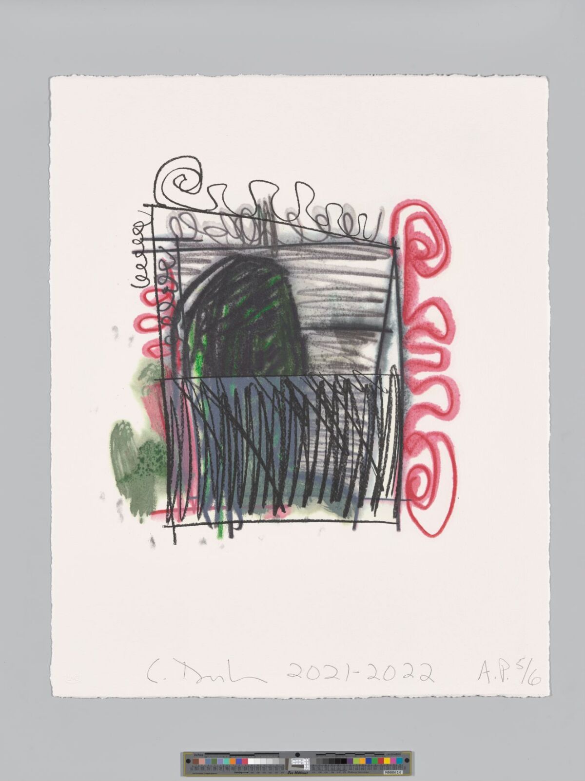 Carroll Dunham, Universal Limited Art Editions (ULAE), Green Self ...