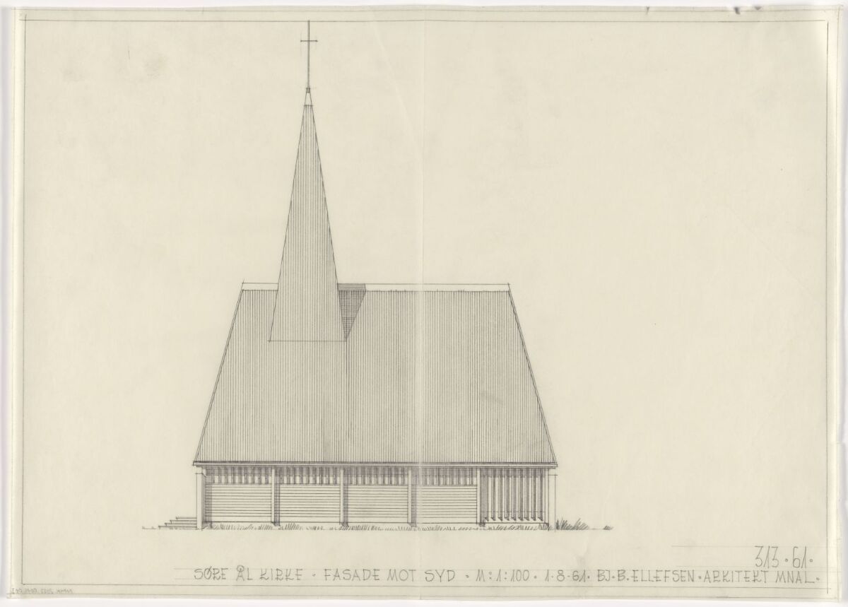 Bjarne Bystad Ellefsen, Søre Ål kirke – Nasjonalmuseet – Samlingen