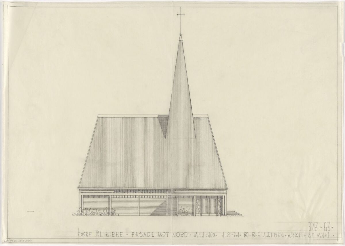 Bjarne Bystad Ellefsen, Søre Ål kirke – Nasjonalmuseet – Samlingen