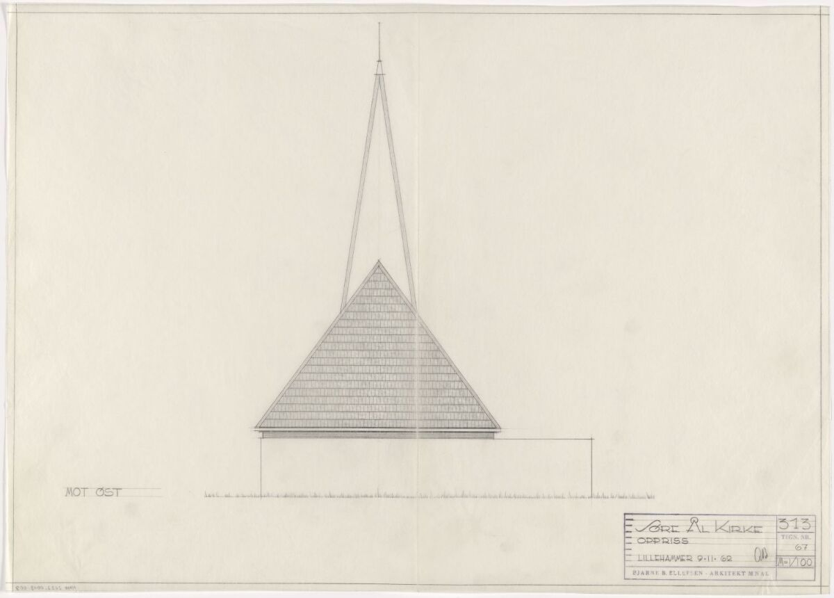 Bjarne Bystad Ellefsen, Søre Ål kirke – Nasjonalmuseet – Samlingen