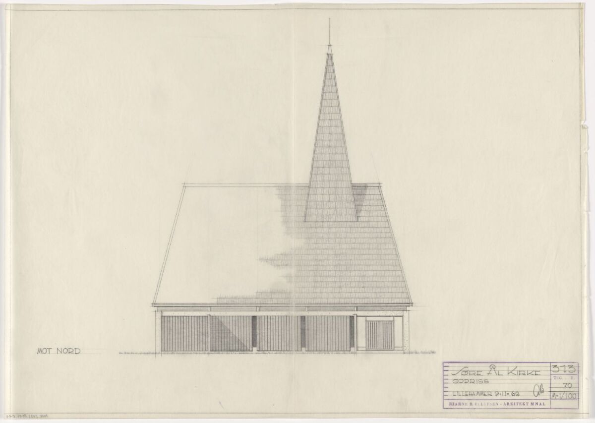 Bjarne Bystad Ellefsen, Søre Ål kirke – Nasjonalmuseet – Samlingen