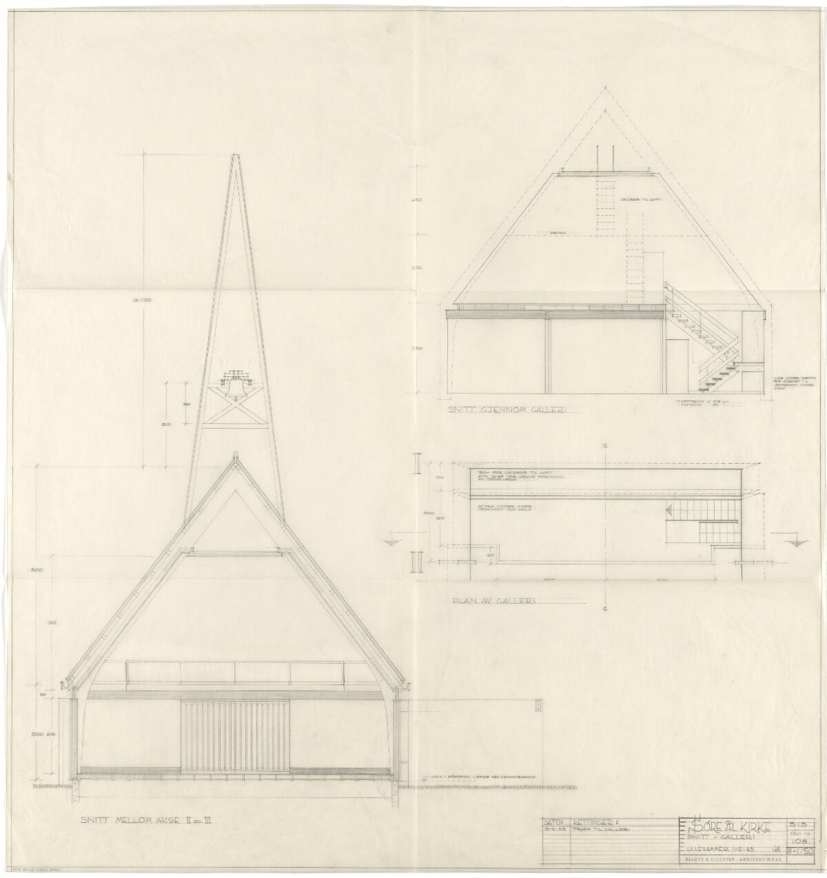 Bjarne Bystad Ellefsen, Søre Ål kirke – Nasjonalmuseet – Samlingen