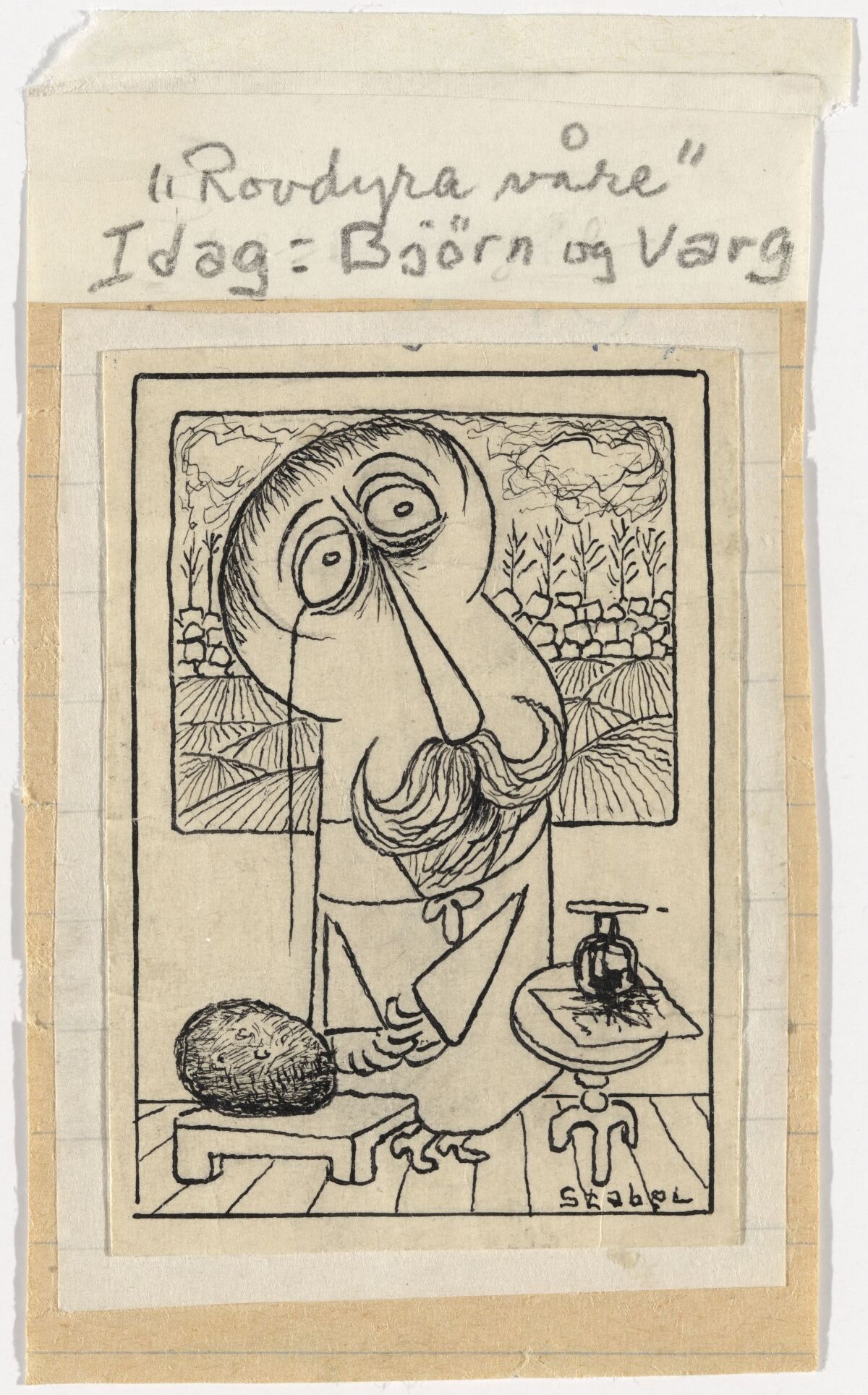 Fredrik Stabel, Rovdyra våre. Idag: Bjørn og Varg – Nasjonalmuseet ...