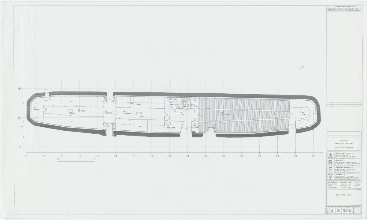 Boarch arkitekter, Vikingmuseet på Borg, Plantegning – Nasjonalmuseet ...