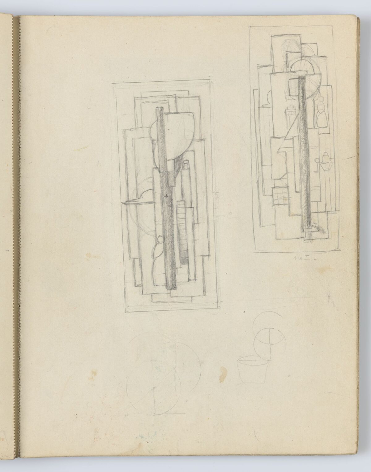 Ragnhild Keyser, Kubistisk komposisjon – Nasjonalmuseet – Samlingen