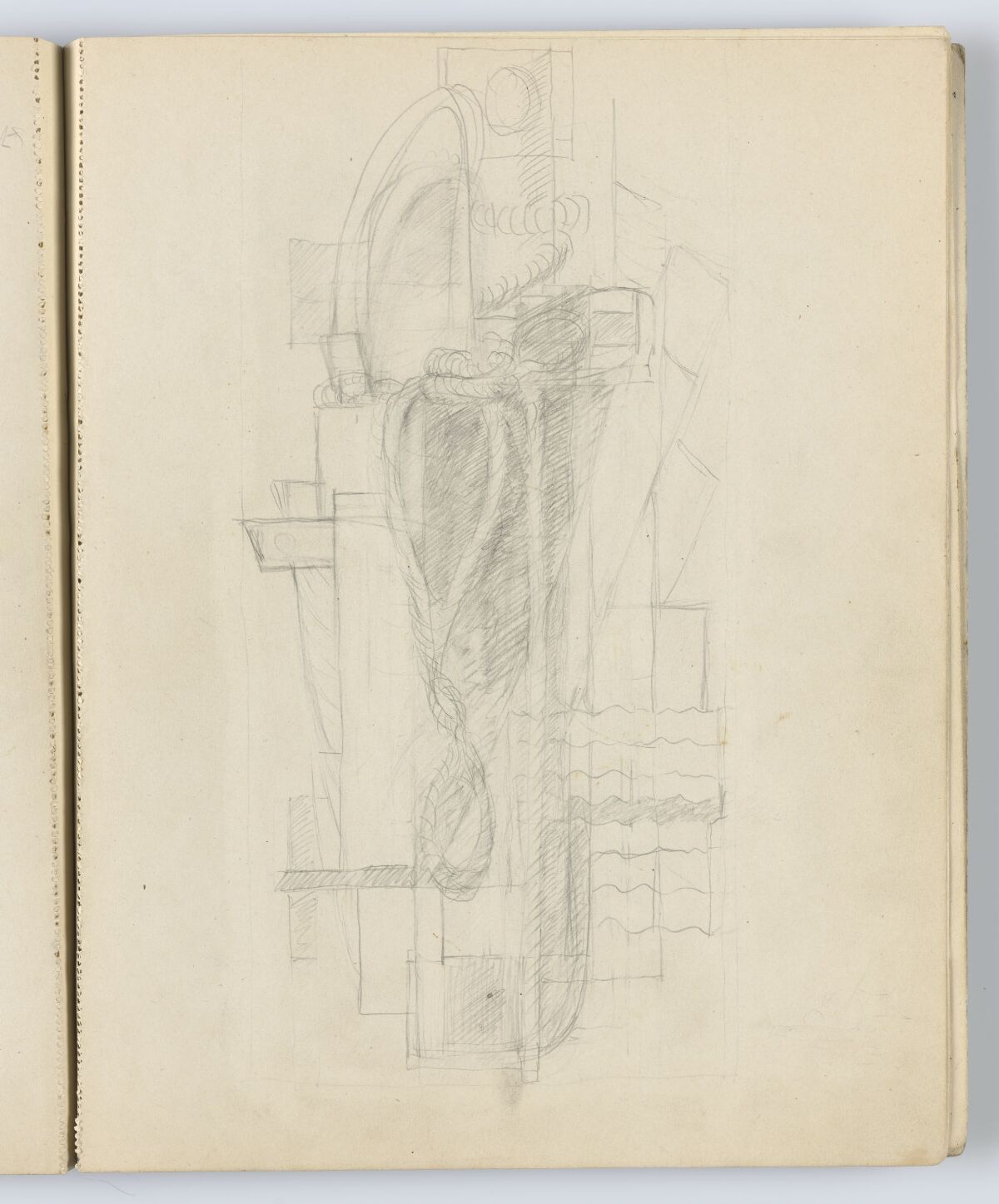 Ragnhild Keyser, Komposisjon med tau – Nasjonalmuseet – Samlingen