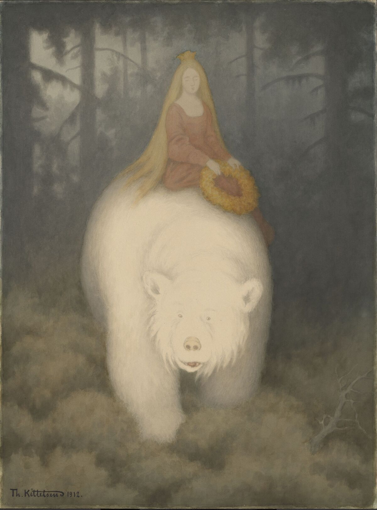 Theodor Kittelsen, Kvitebjørn kong Valemon – Nasjonalmuseet – Samlingen