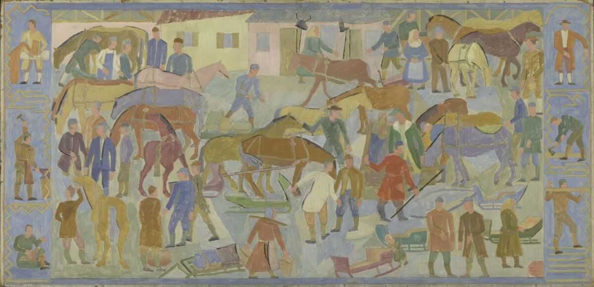 Kåre Jonsborg, Else Halling, Fra Lilletorvet – Nasjonalmuseet – Samlingen
