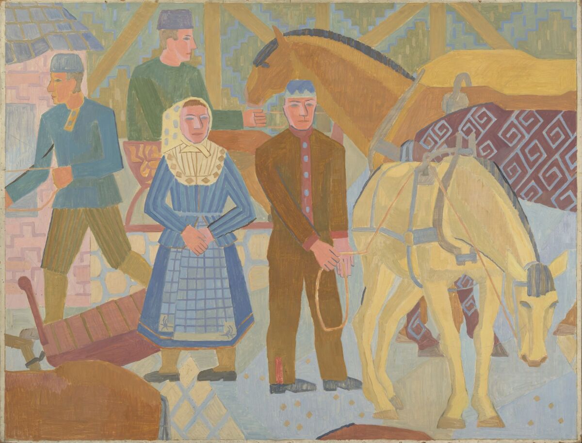 Kåre Jonsborg, Else Halling, Fra Lilletorvet – Nasjonalmuseet – Samlingen