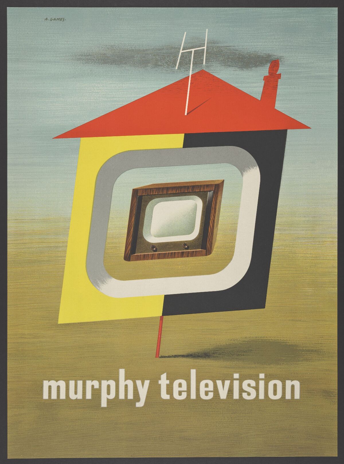 Abram Games, Murphy Television – Nasjonalmuseet – Samlingen